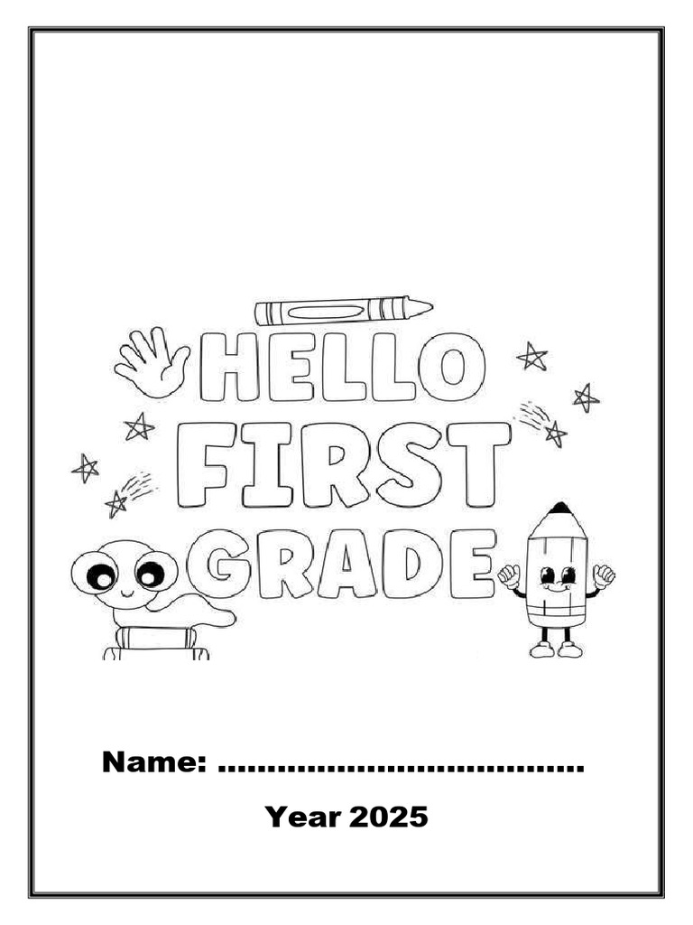 English Booklet 1ST Grade | PDF