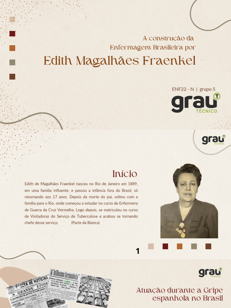 Legado de Edith Magalhães Fraenkel | PDF | Enfermagem | Brasil