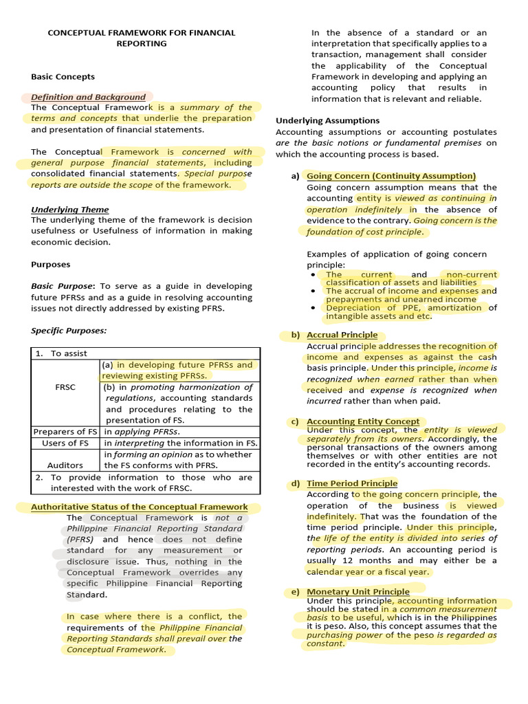 FAR_-Conceptual-Framework-for-Financial-Reporting | PDF | Equity (Finance) | Expense