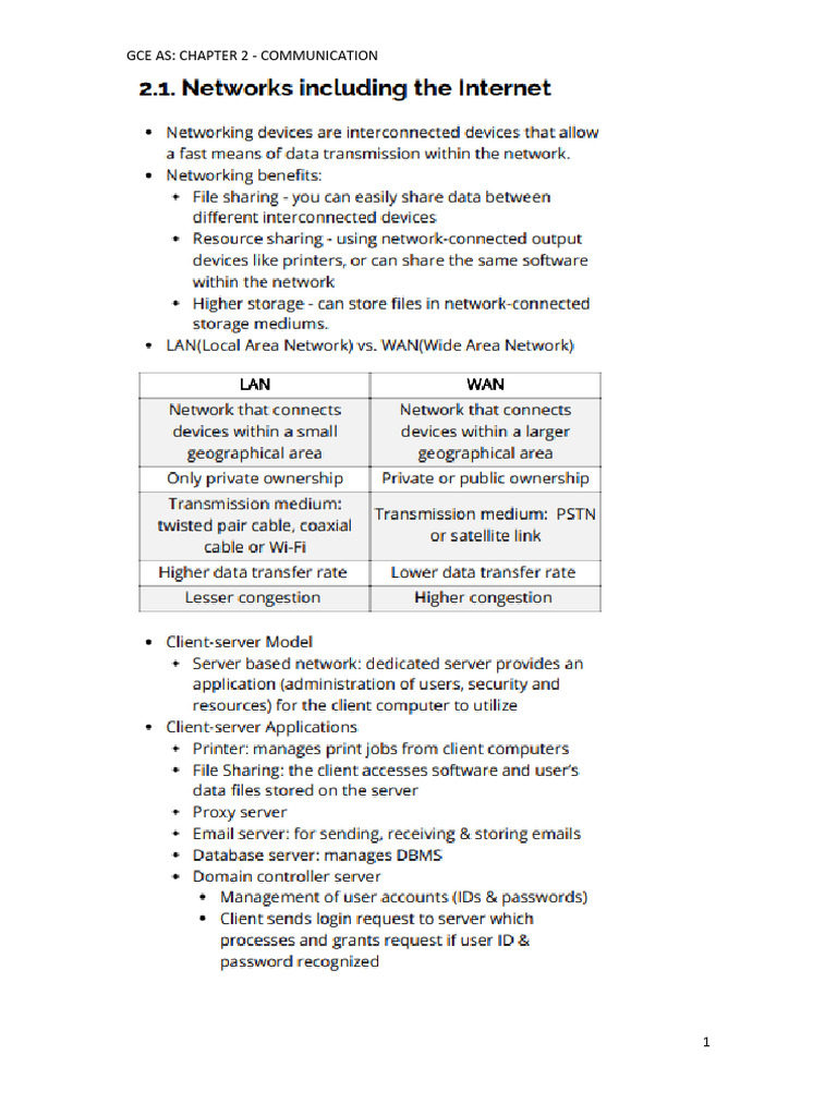 GCE AS Communication Overview | PDF