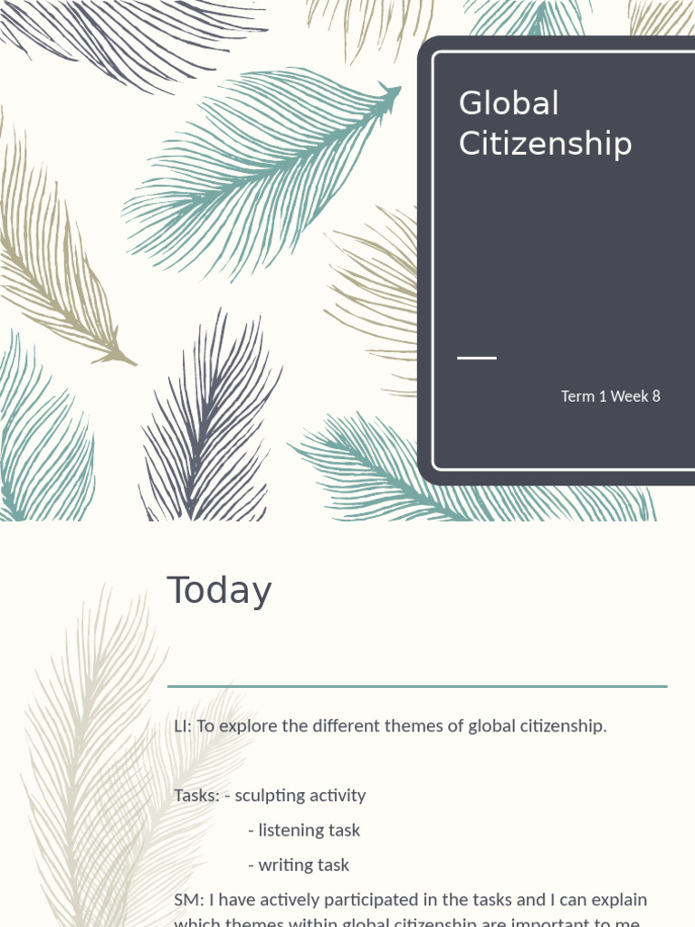 Global Citizenship Week 2 | PDF | Social Psychology