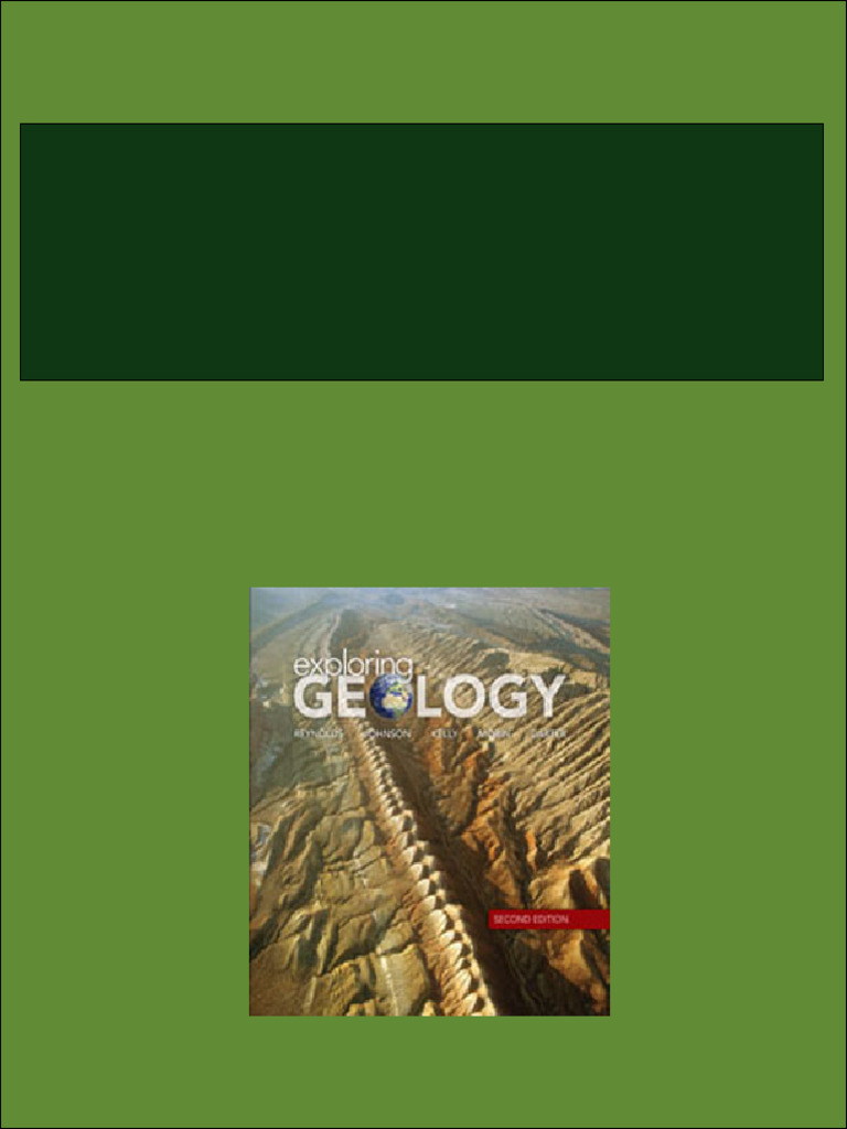 Test Bank for Exploring Geology, 2nd Edition: Reynolds - Full Book Is ...