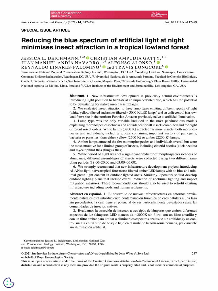 ALAN and Insects | PDF