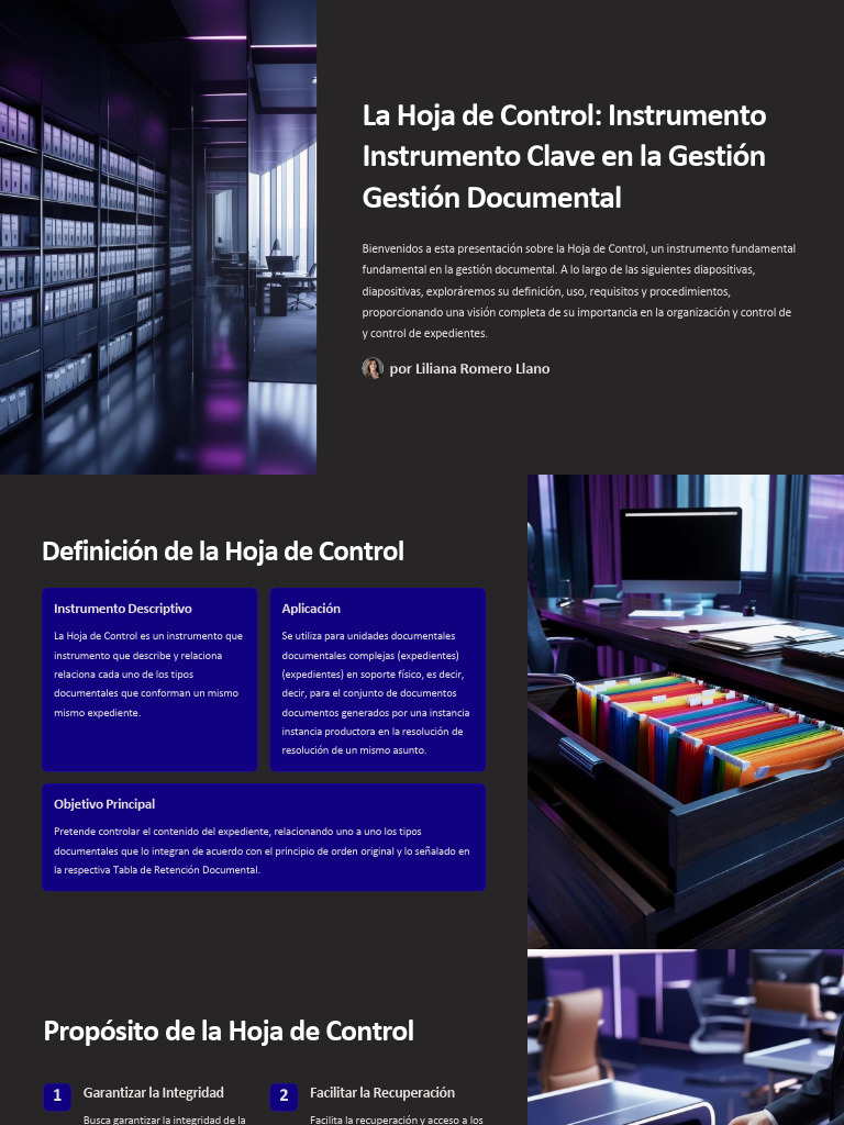 Hoja de Control en Gestión Documental | PDF | Gestión de registros