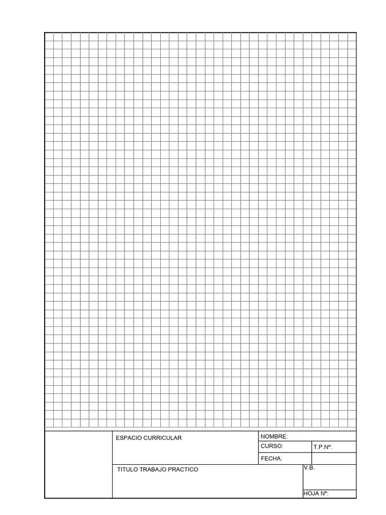 Hoja Normalizada UTN | PDF