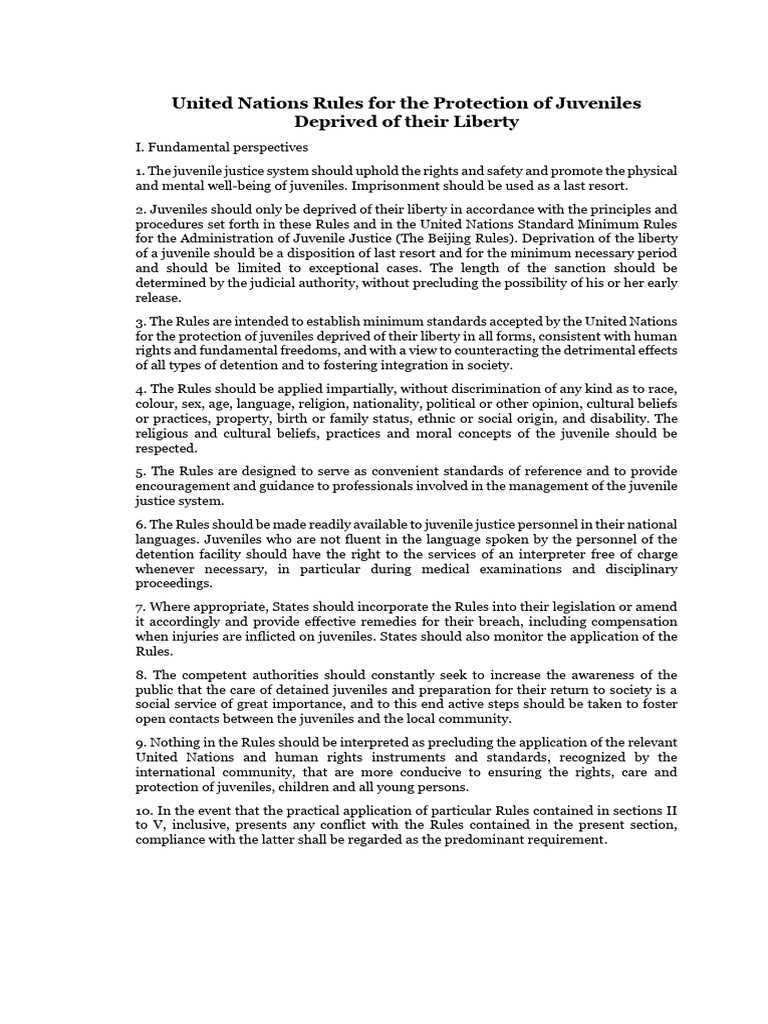Part 1_ United Nations Rules for the Protection of Juveniles Deprived ...