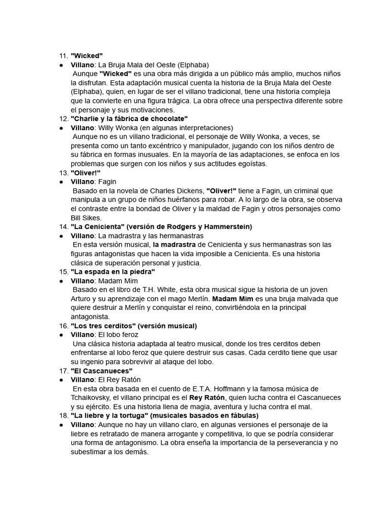 Wicked | PDF | Fagin