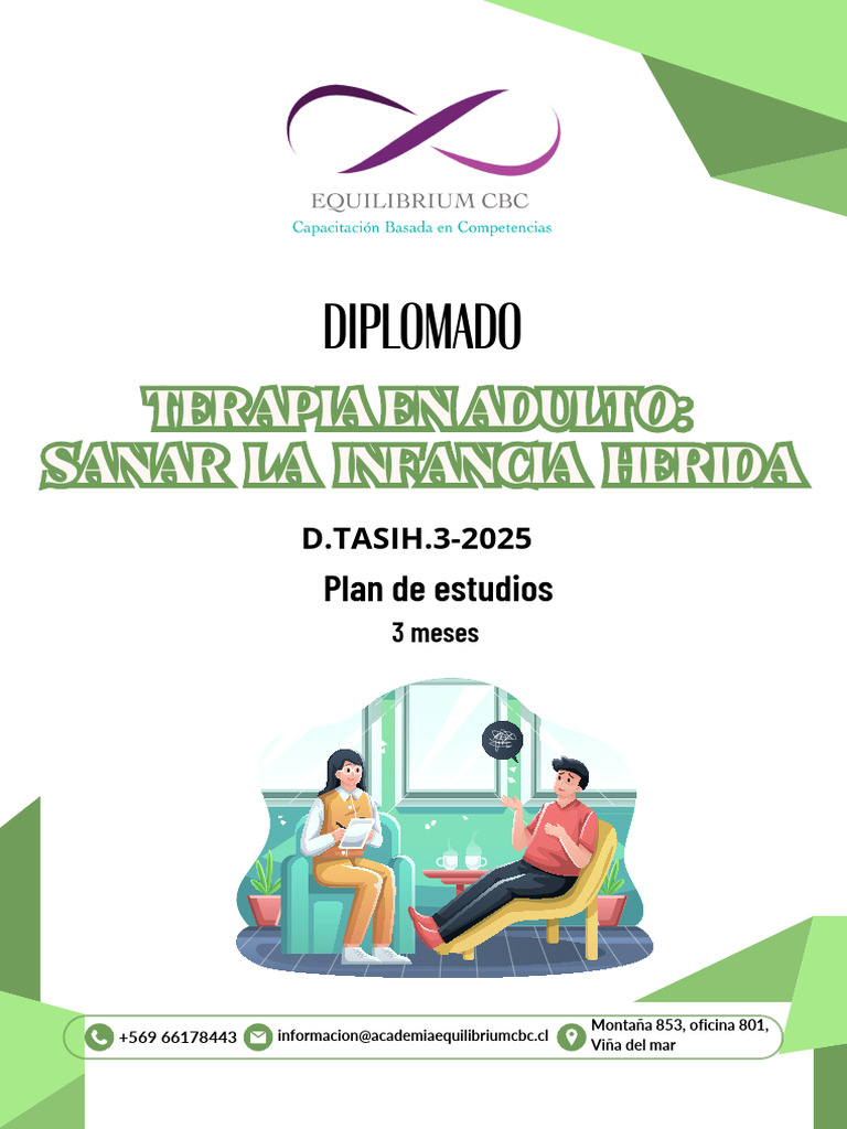 Programa Terapia Adulto - Marzo 2025 | PDF | Psicoterapia | Adultos