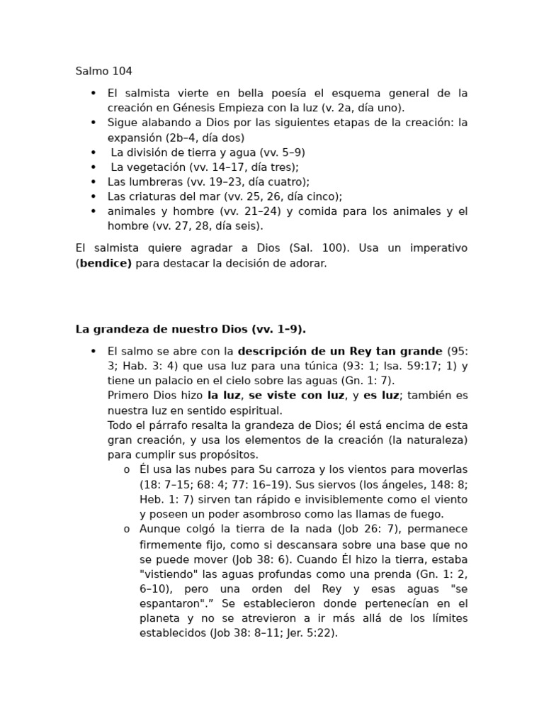 Salmo 104 | PDF