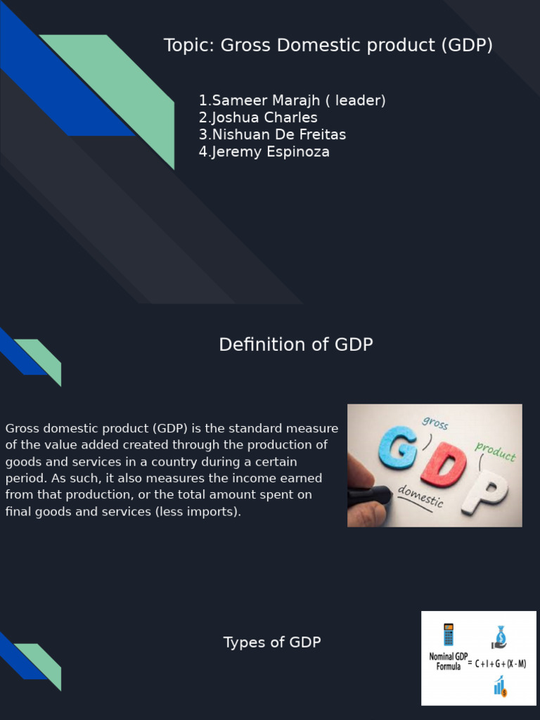 Topic Gross Domestic Product (GDP) | PDF | Gross Domestic Product ...