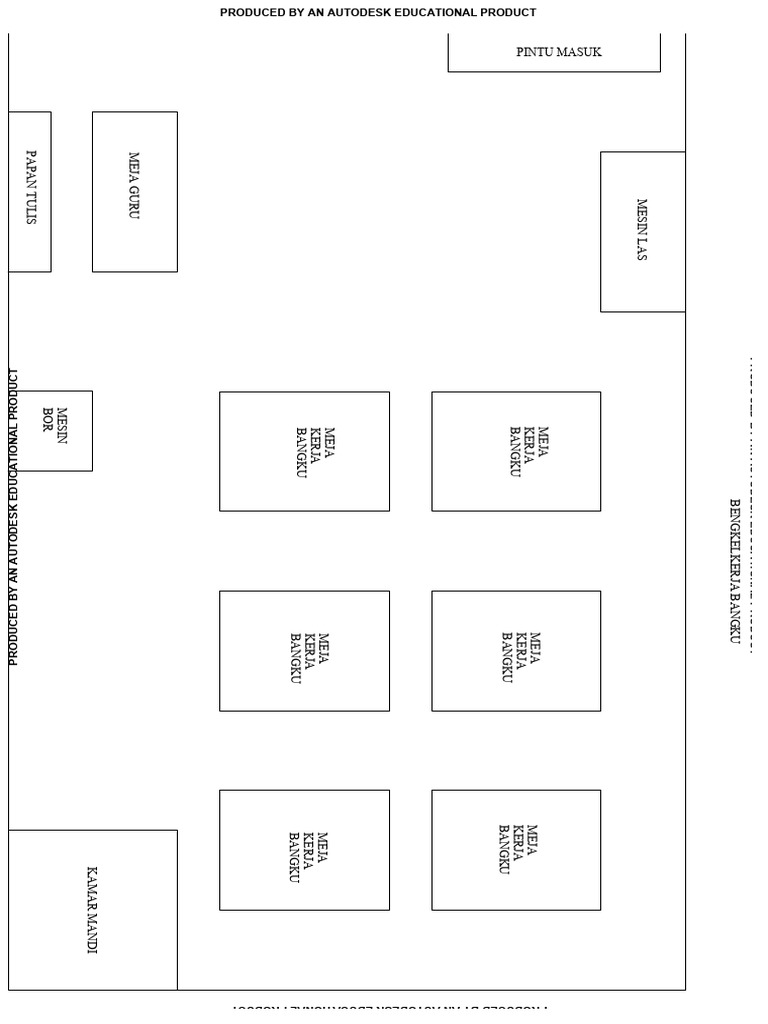 Layout Bengkel Kerja Bangku | PDF