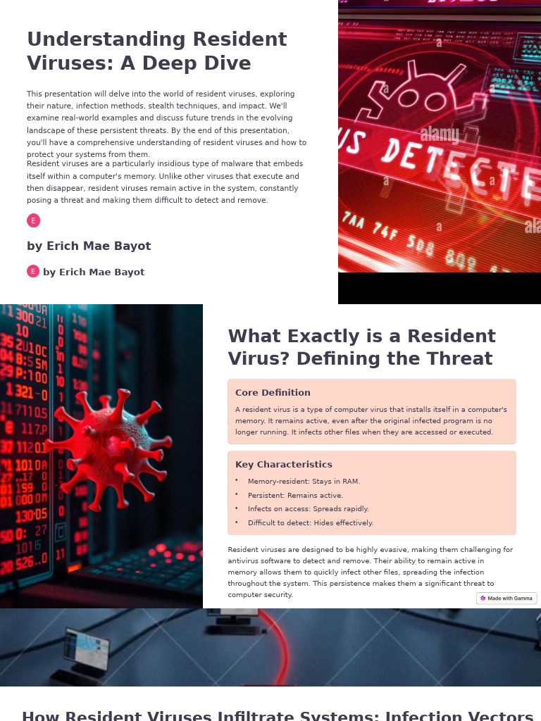 Understanding Resident Viruses a Deep Dive 1 | PDF | Computer Virus ...