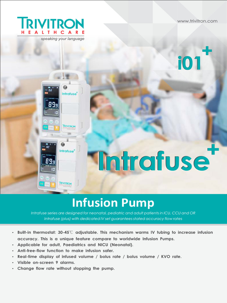 Advanced Intrafuse Infusion Pump Features | PDF | Intravenous Therapy ...