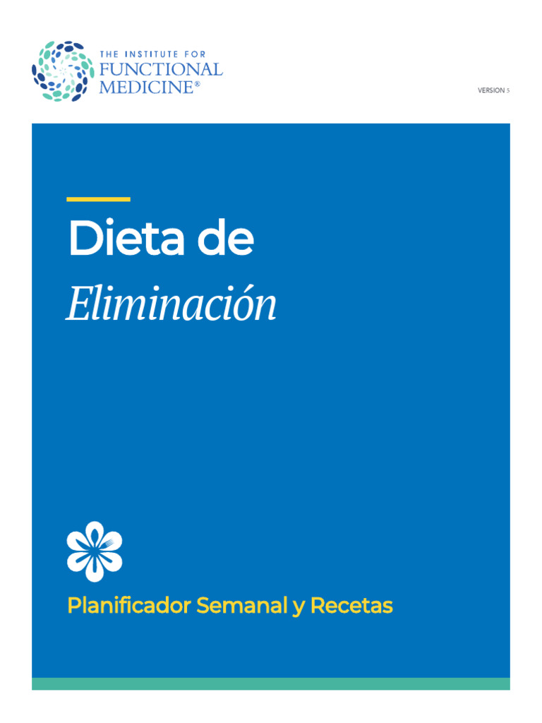 Dieta de Eliminacion - Planeador Semanal y Recetas | PDF | ensalada | Aceite de cocina