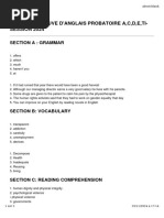 Corrigé Et Barème - Math Bepc - 2023 | PDF