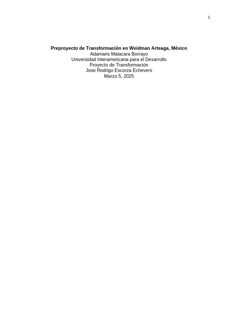 Preproyecto_ProyectoDeTransformación_ | PDF | Residuos | Reciclaje