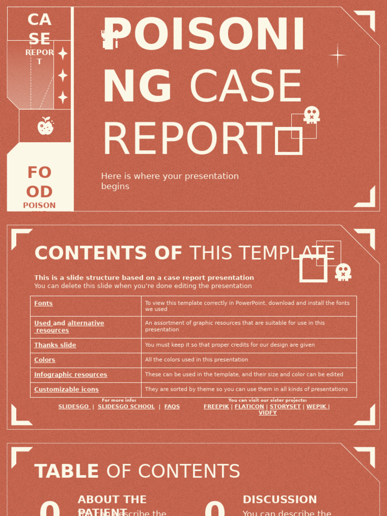 Food Poisoning Case Report by Slidesgo | PDF | Planets | Planets In ...