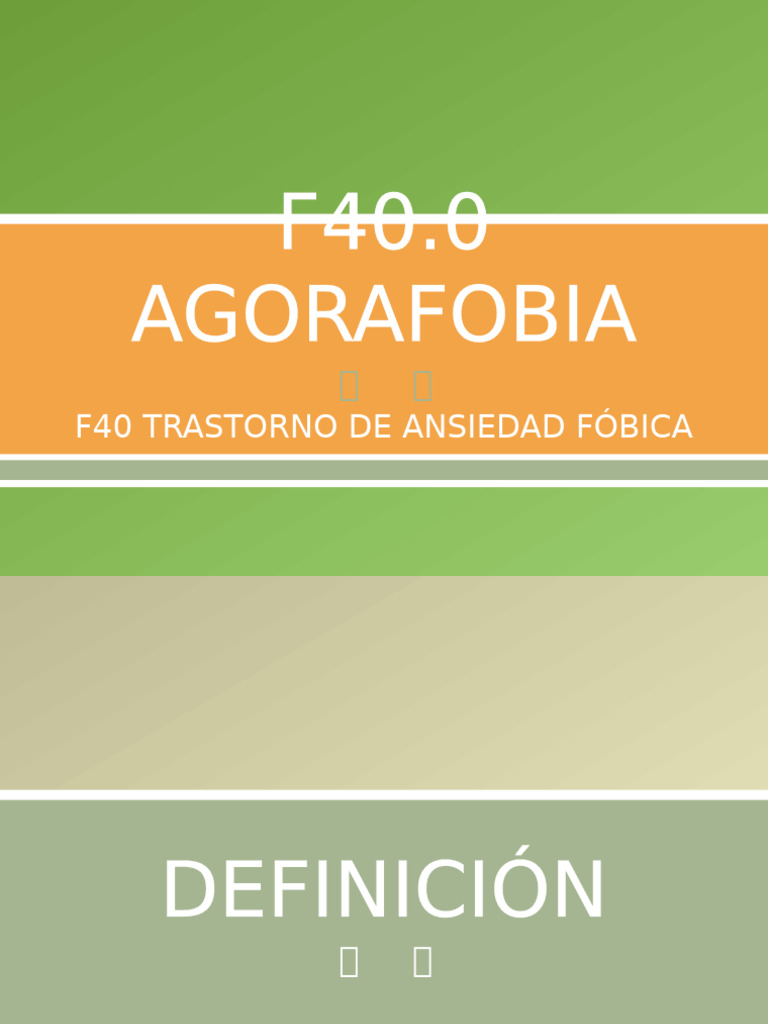 AGORAFOBIA | PDF | Agorafobia | Ansiedad