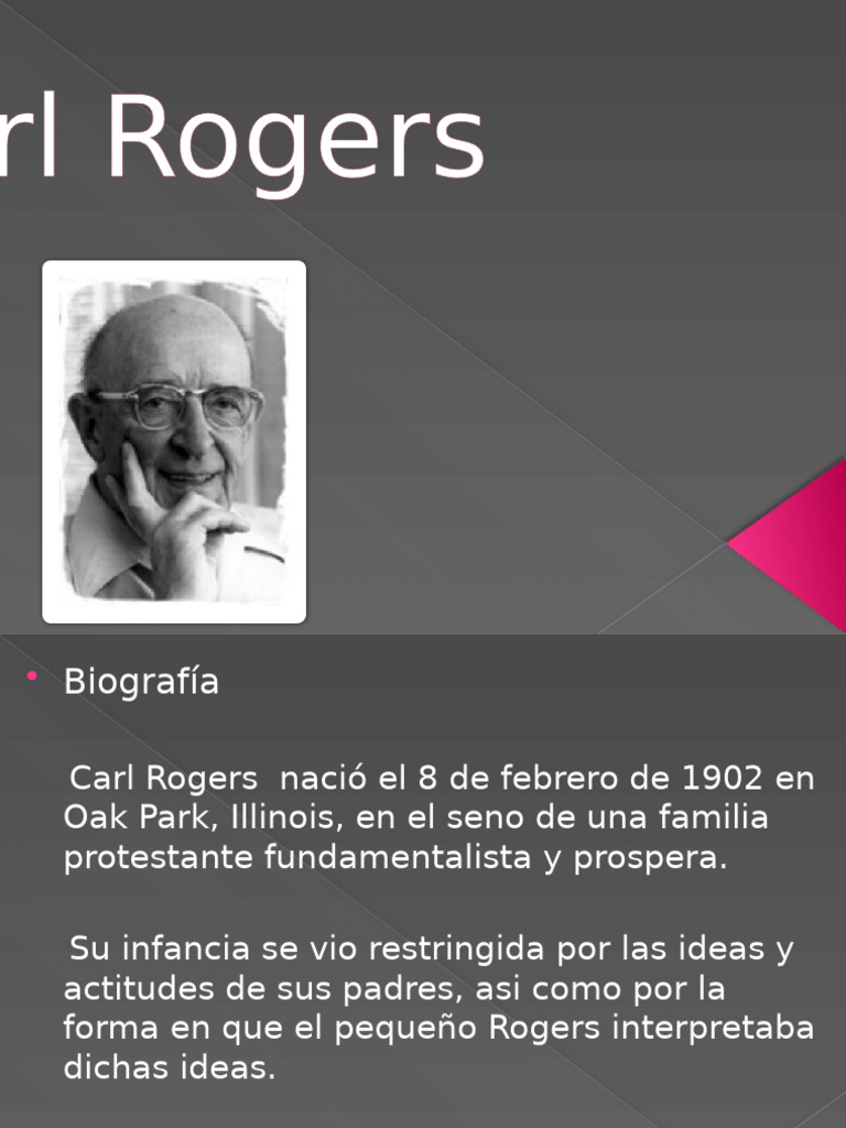 Biografía y conceptos de Carl Rogers | PDF | Experiencia | Realidad