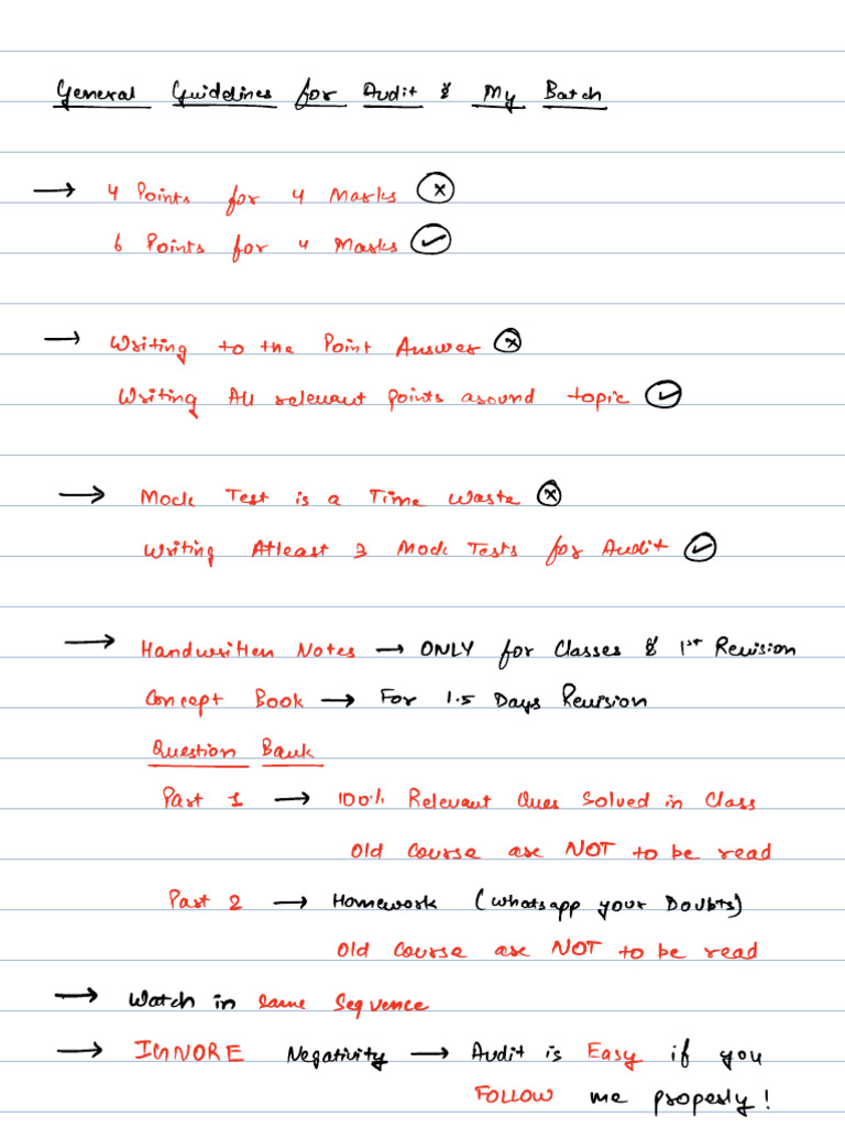 Handwritten Notes Sample - SQC 1 & Sa 220 | PDF | Audit | Accounting