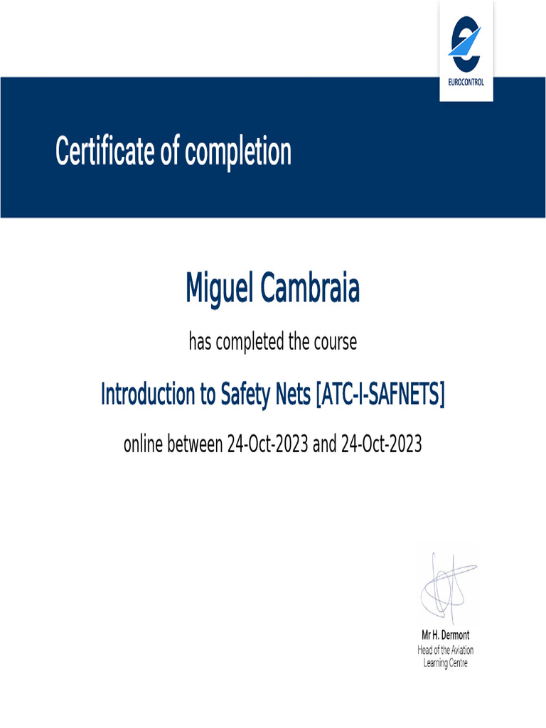 Introduction To Safety Nets (ATC-I-SAFNETS) | PDF