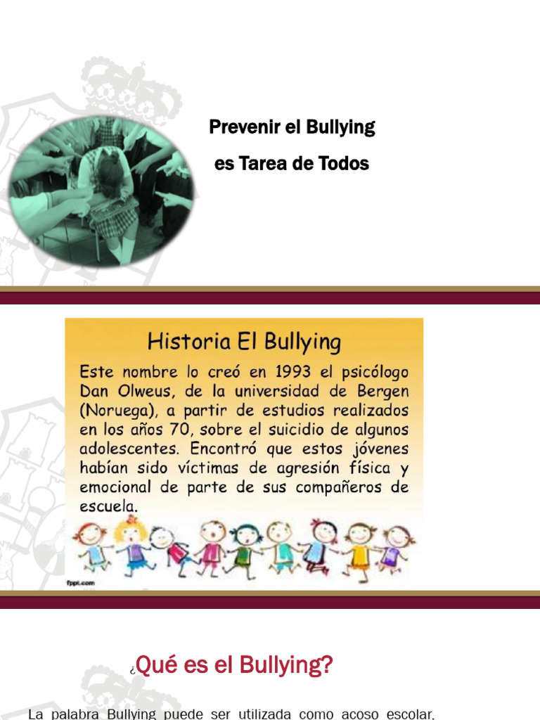 Prevención del Bullying Escolar: Claves y Consecuencias | PDF ...
