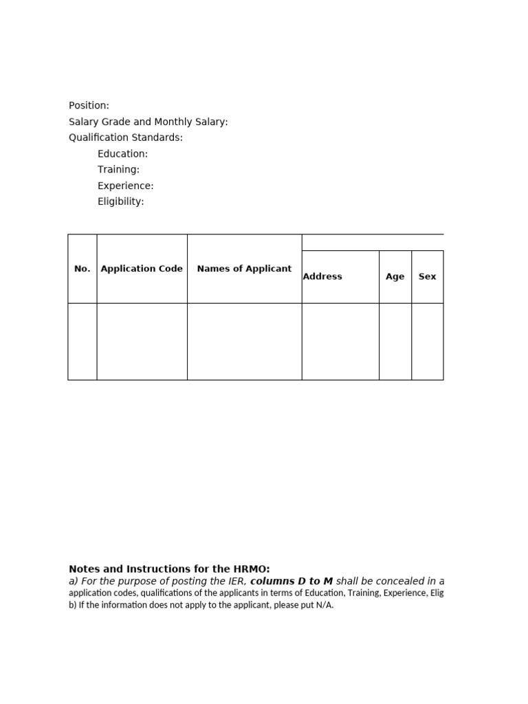 Ier Annex D1 | PDF