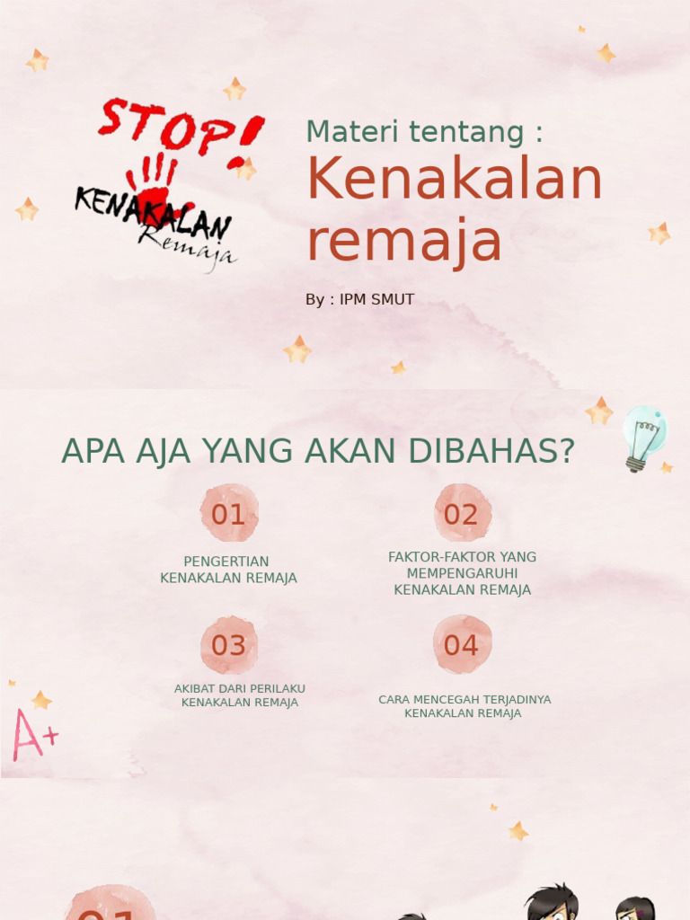 Materi Kenakalan Remaja dan Solusinya | PDF
