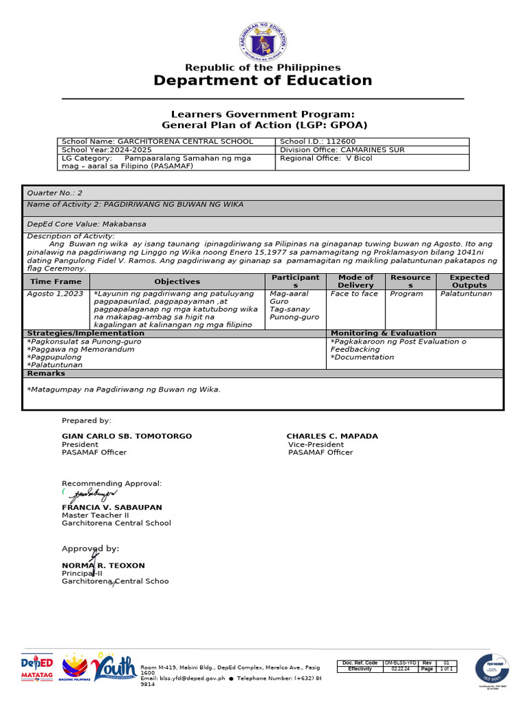 LGP GPOA Template 1 | PDF