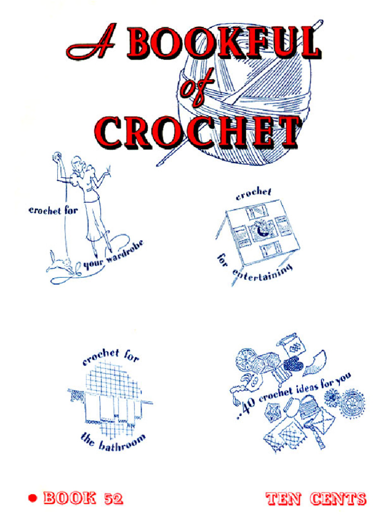 Clark's ONT Book 52 A Book of Crochet - 1935 - PDF - Clark's ONT Book ...