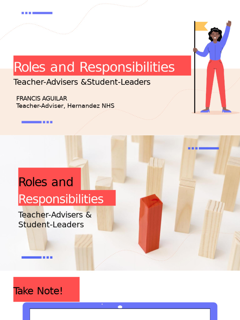 Roles and Responsibilities of TA | PDF | Leadership | Psychological ...