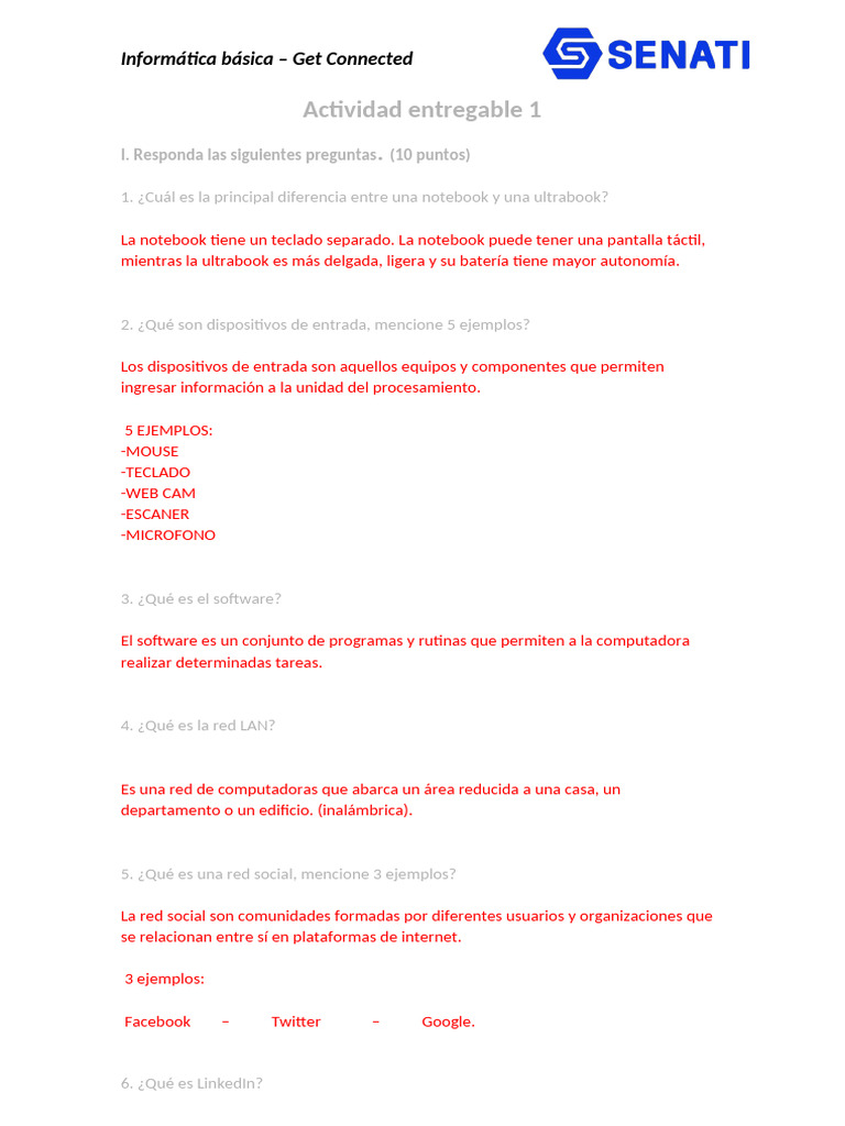 Entregable 1 Informatica Basica Lucio Aron Flores Ponce PT 13 | PDF | Hardware de la computadora ...