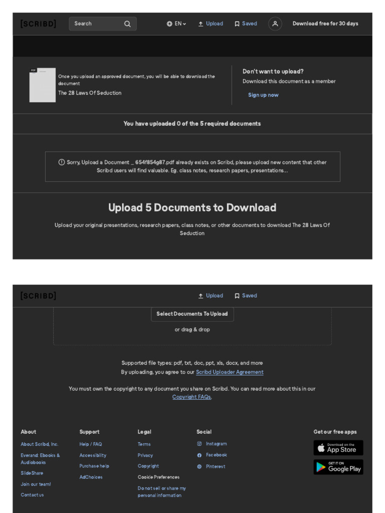 Upload a Document _ Scribd | PDF | Scribd | World Wide Web