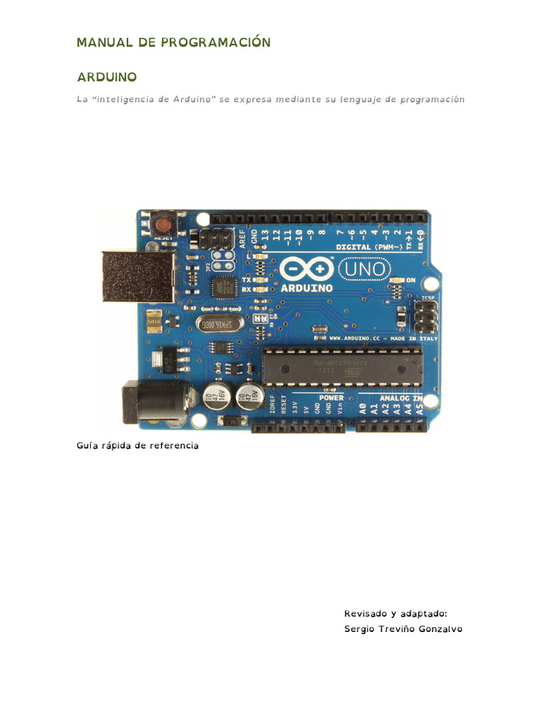 manual-arduino2 | PDF | Arduino | Programa de computadora