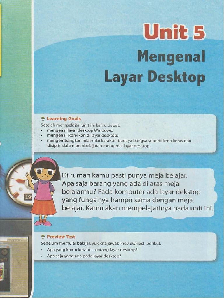 (UNIT 5) Mengenal Layar Desktop | PDF
