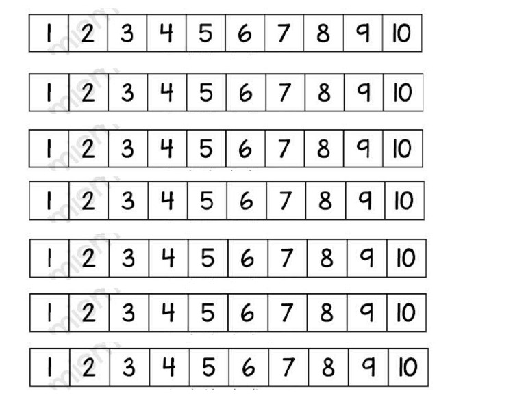 Numeros 1 - 10 | PDF