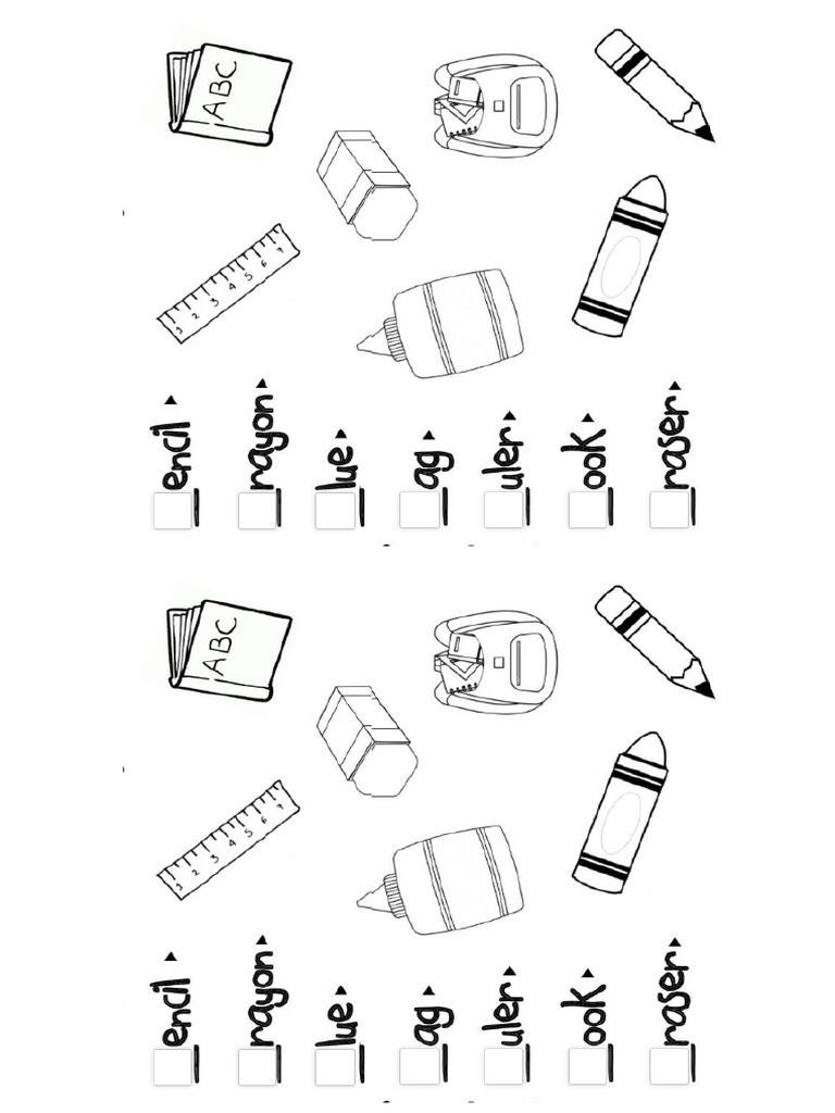 School Objects | PDF