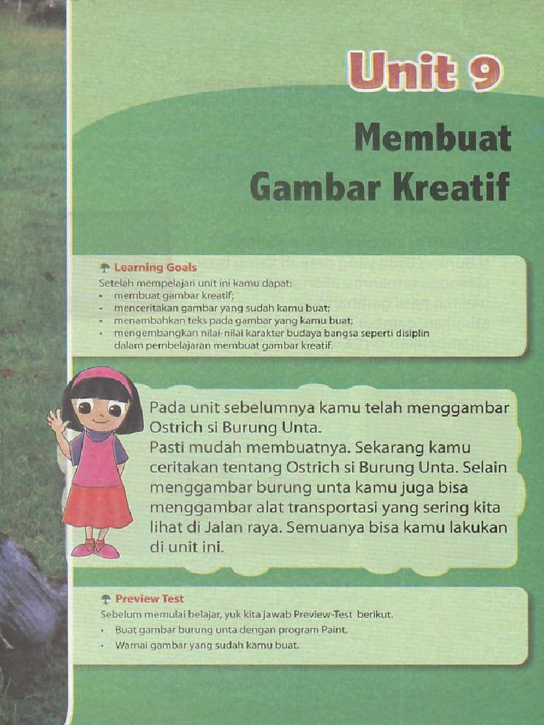(UNIT 9) Membuat Gambar Kreatif | PDF