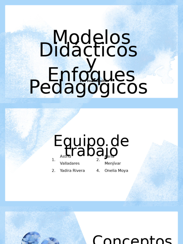 Modelos y Enfoques Didácticos Efectivos | PDF | Paradigma | Enseñando