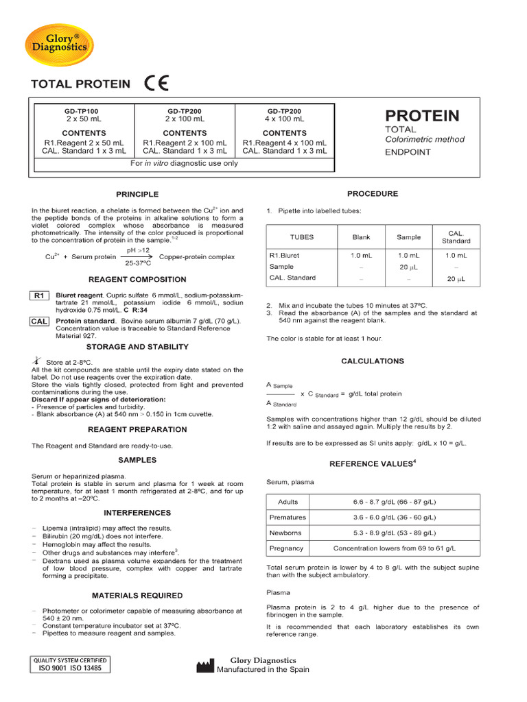 Total Protein | PDF