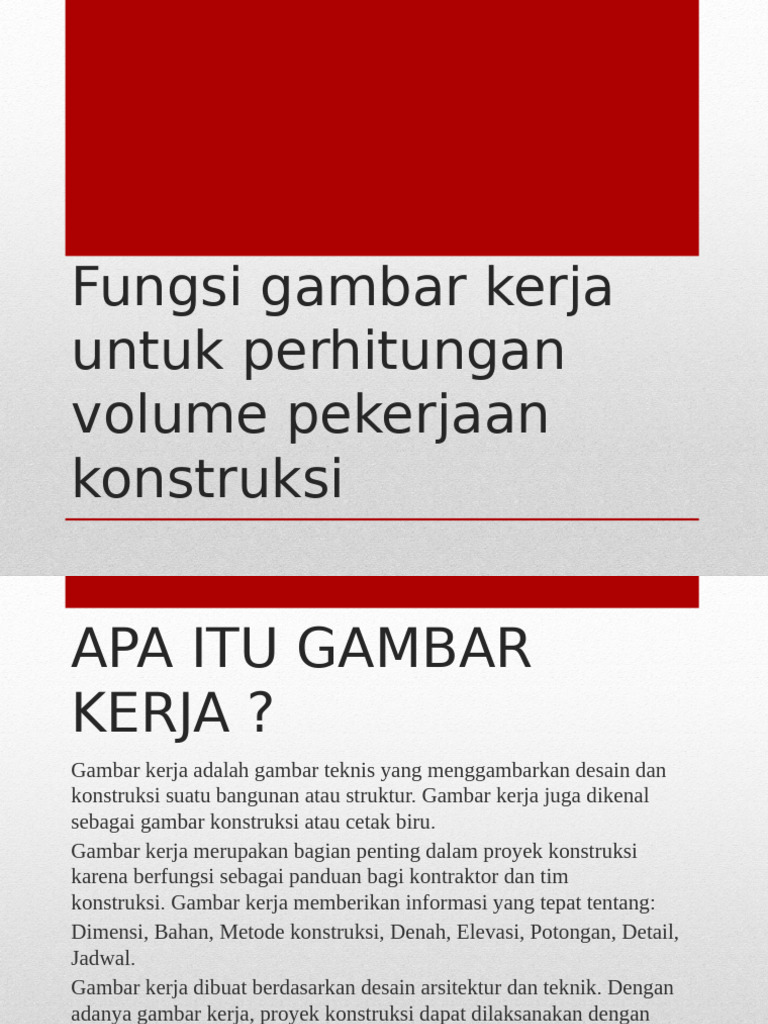 Rian Kejuruan Gambar Kerja | PDF