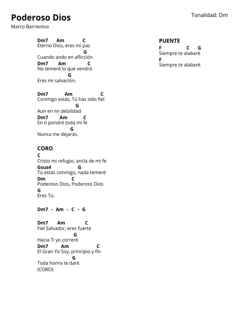 Poderoso Dios | PDF