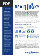 Texas REAL ID Requirements Checklist | PDF | Identity Document | Driver ...