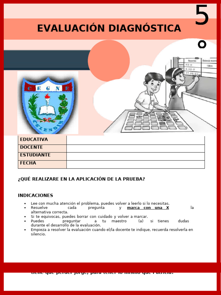Evaluación Diagnóstica Cegne Celendín | PDF | Alimentos