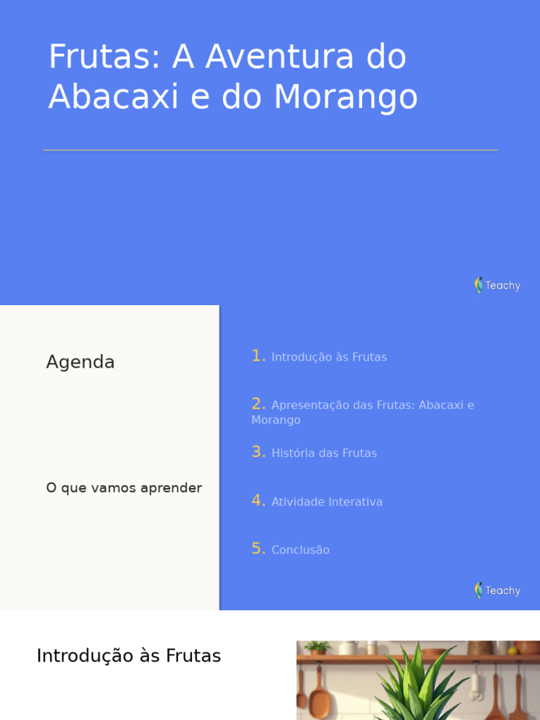 Aventura do Abacaxi e Morango | PDF | Abacaxi | Vitamina
