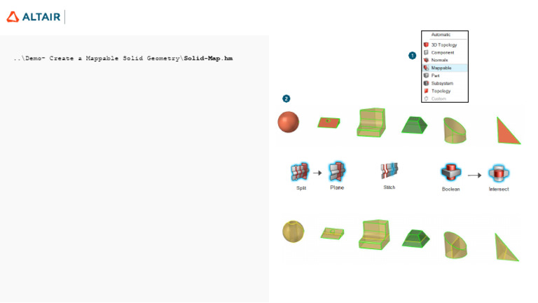 Demo - Create A Mappable Solid Geometry | PDF