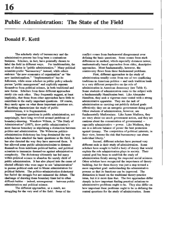 Public Administration Donald F.Kettl_compressed (1) | PDF