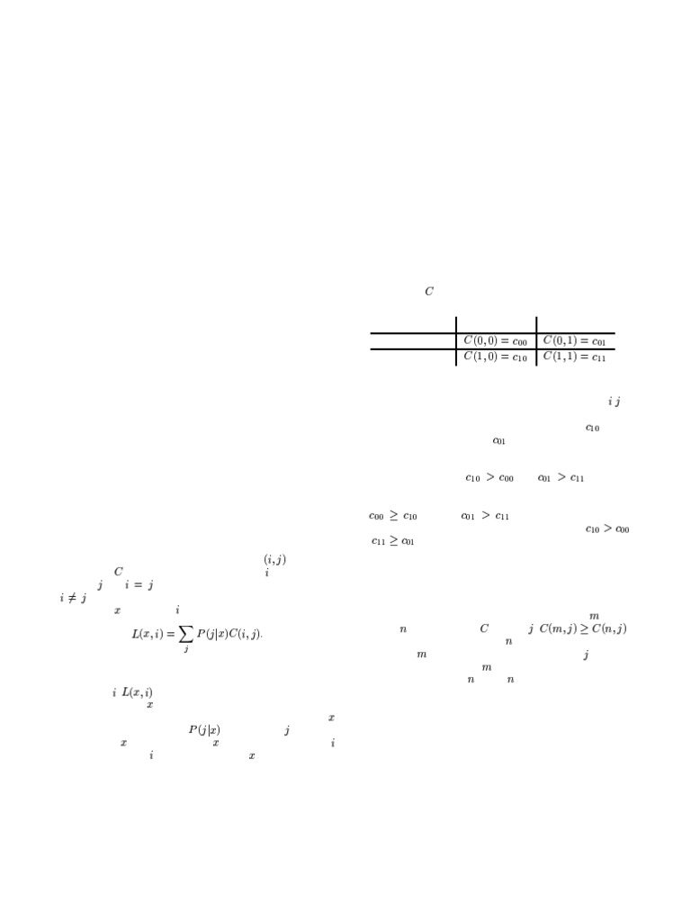 The Foundations of Cost-Sensitive Learning | PDF | Matrix (Mathematics) | Statistical Classification