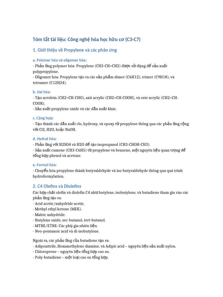 Tom Tat Tai Lieu C3 C7 | PDF