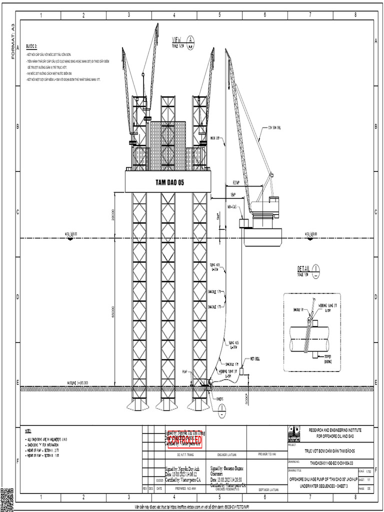 (Signed) TAMDAO5-011-GE-EC10-DW-004.03 - 0 - OFFSHORE SALVAGE PUMP OF TAM DAO 05 JACK-UP ...